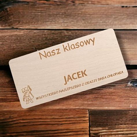 Prezent DzieŃ ChŁopaka SzkoŁa Klasa Grawer