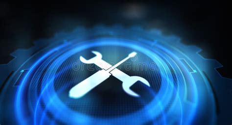 Support Button On Virtual Screen Customer Service And Communication