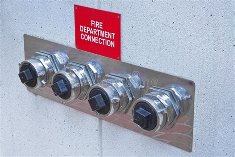 Auto Sprinkler Standpipe Connector Fire Department Connection Covered