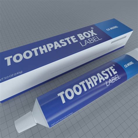 Toothpaste Container By Postify 3docean