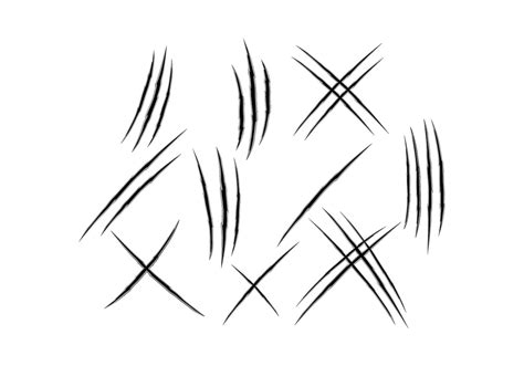 Free Scratch Marks Vector 142214 Vector Art At Vecteezy