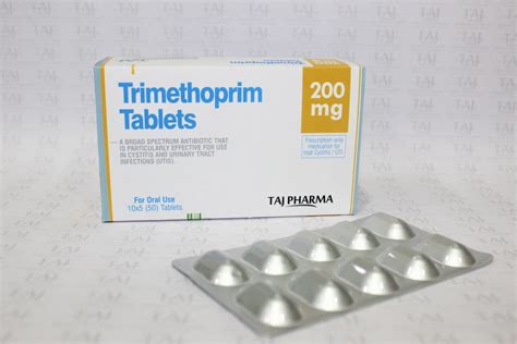 Trimethoprim 200mg Tablets Manufacturer And Supplier In India