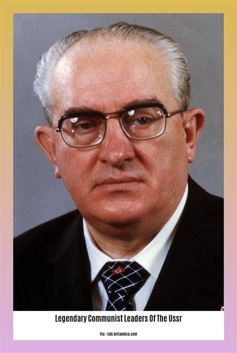 The Legendary Communist Leaders Of The Ussr A Historical Profile