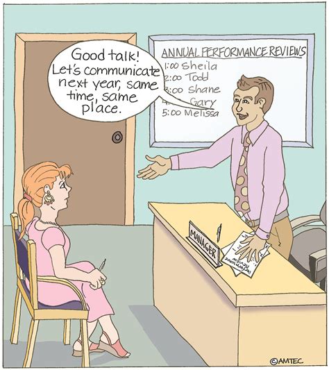 Employee Performance Review Cartoon How To Do Performance Reviews By