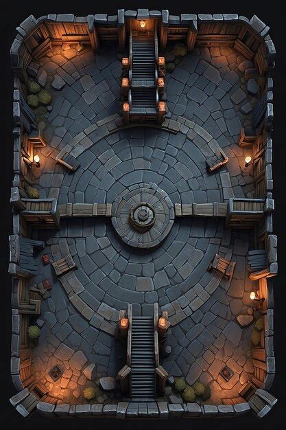 Premium Photo Samurai Arena Valorantstyle 4v4 Map Concept