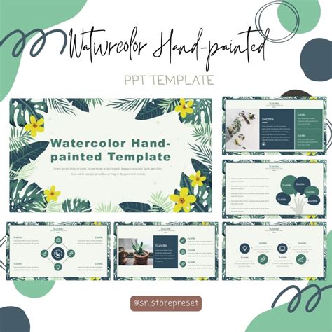 Jual Template Ppt Aesthetic Part 01 Template Powerpoint Estetik
