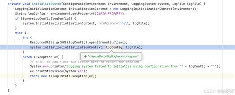 Spring Boot Logback日志框架加载初始化源码logback重新初始化日志框架 Csdn博客