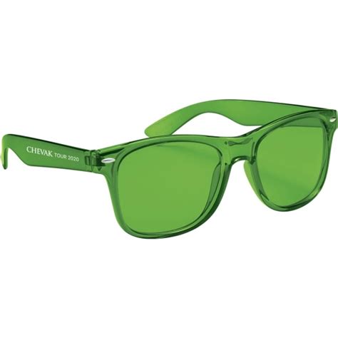 Translucent Custom Sunglasses W Colored Lenses Custom Sunglasses E