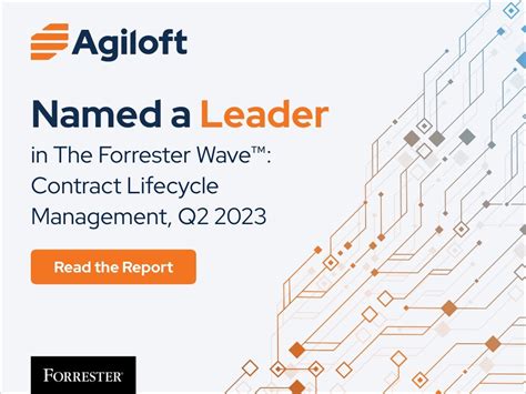 Agiloft On Linkedin 2023 Forrester Wave Report For Clm