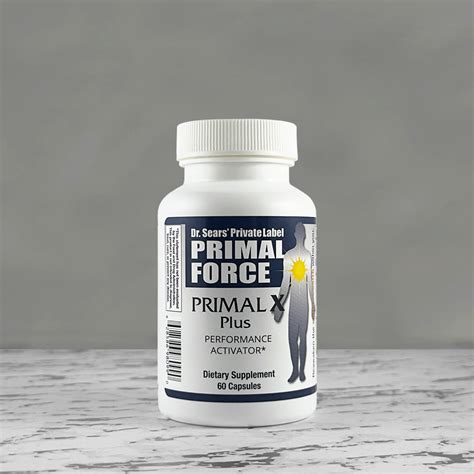 Primal X Plus Primal Force Dr Al Sears Natural Supplements