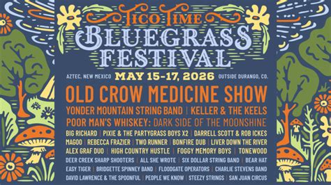 Grand Targhee Bluegrass Festival 2026 Lineup And Tickets Aug 7 9 2026
