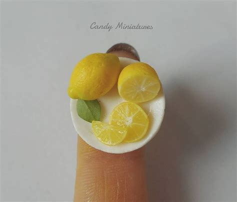 Candy On Instagram “miniature Lemons 🍋 Today I Created These Small Lemons In 1 12 Scale I