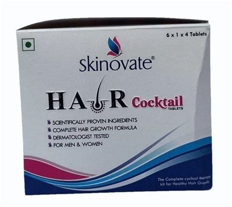 Skinovate Hair Cocktail Tablet At ₹ 840bottle Hair Growth Tablets In