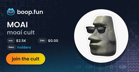 Boop Moai Cult Moai