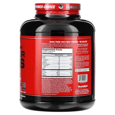 Musclemeds Carnivor Mass Anabolic Beef Protein Gainer Strawberry 579