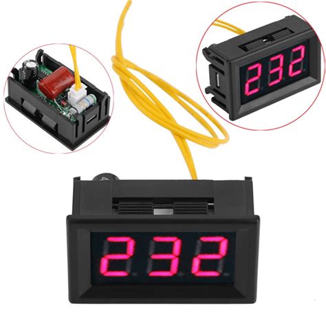 Digital 036″ Led Display Voltmeter Ac Voltage Meter Panel 70 380v Wish