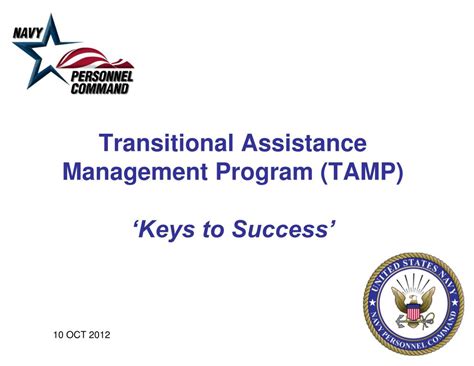 Ppt Transitional Assistance Management Program Tamp ‘keys To