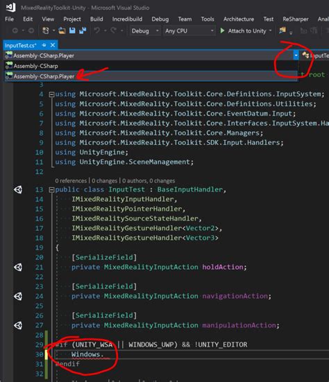 Improve Uwp Scripting Workflow · Issue 2882 · Microsoftmixedrealitytoolkit Unity · Github