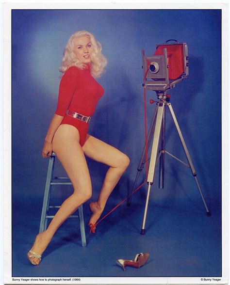 Lot Bunny Yeager Vintage Pin Up Litho Self Portrait