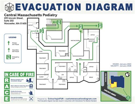 Personalized Emergency Evacuation Plan For Alex Fire Scape Route