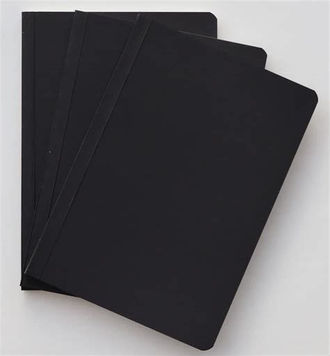 Innaxa Black Soft Cover Notebook Softbound Diary Pack Of 3 A5 At Rs