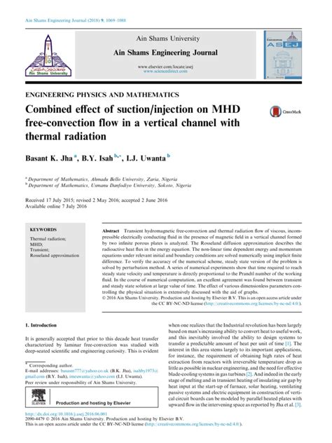 Combined Effect Of Suctioninjection 2016 Add In Intro Pdf Fluid