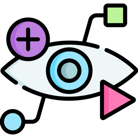 Bionic Eye Special Lineal Color Icon