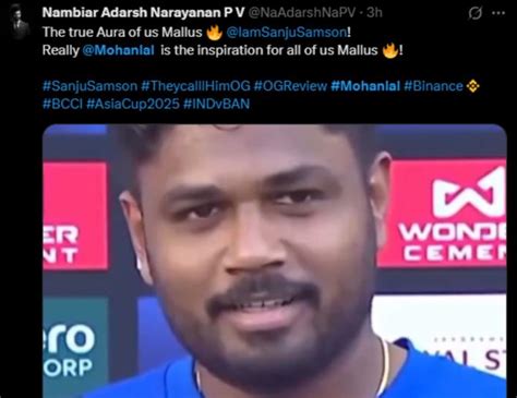 Sanju Mohanlal Samson Goes Viral Rediff Cricket