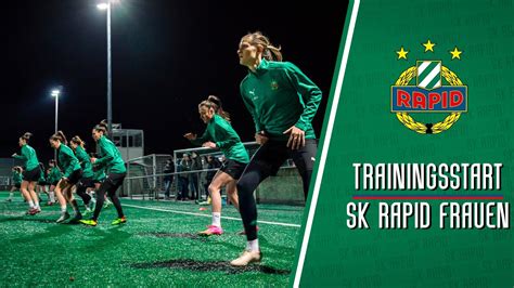 Video Trainingsstart Der Sk Rapid Frauen 12termann Das Portal Für