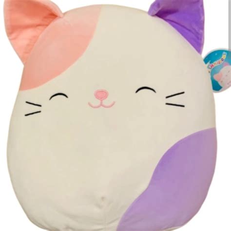Jual Giant Squishmallows Big Calico Cat Carlota 46cm Original Jakarta