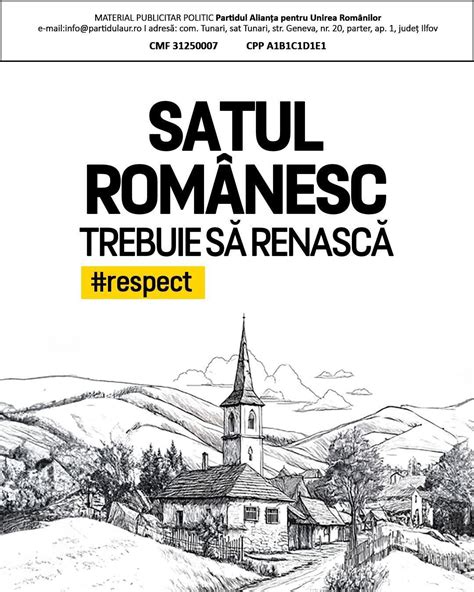Aur Pune Accent Pe Satul Românesc Care Trebuie Să Renască