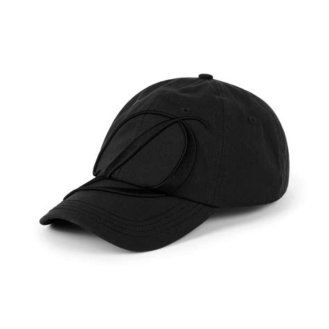 Big Cursive Low Pro Cap Black Plush