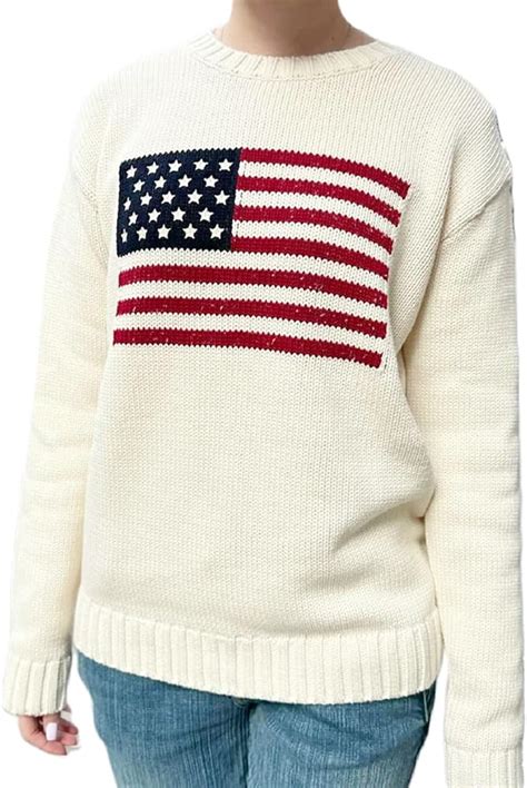 American Flag Sweaters For Women Flag Sweater Womens Netherlands