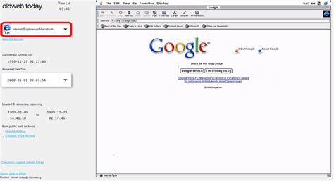 Oldweb Today Which Can Surf The Internet With Internet Browsing Browser Such As Mosaic And