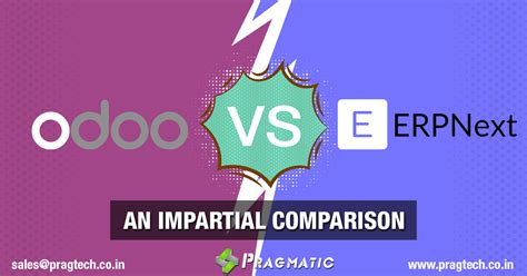 Odoo vs erpnext | Odoo vs ERPnext | Pragmatic
