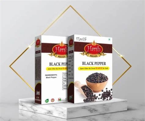50 Gram Black Pepper Packaging Paper Box At Rs 155box In New Delhi