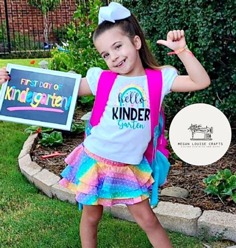 Kindergarten Outfit School Outfit Back To School Outfit First Day Of