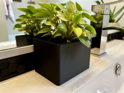 Modern Rectangular Plant Pot Parametric By Michaël Fortin Download Free Stl Model