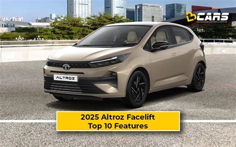 Top 10 Features Of 2025 Tata Altroz Facelift