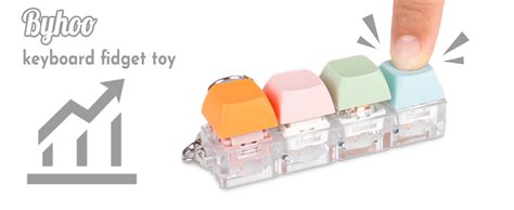Byhoo Keyboard Fidget3 Kinds Of Touch Keyboard Fidget Toycolor Fidget