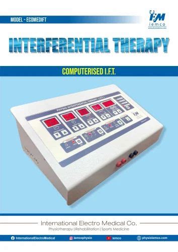 Interferential Therapy Unit Ecomedift Dual Digital At ₹ 17000piece