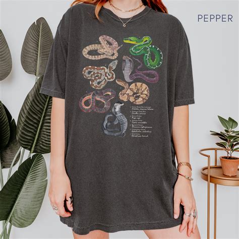 Snakes Shirt Naturecore Reptile Shirt Snakes Crewneck Snake Lover