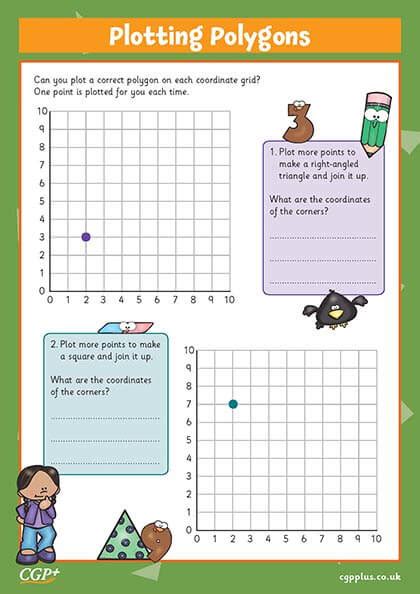 Reading And Plotting Coordinates Foundation Year 4 Cgp Plus