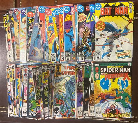 Assorted Comic Books Spider Man And Batman