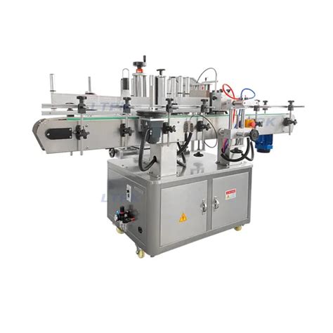Automatic Round Labeling Machine Milk Juice Glass Clamp Labeling