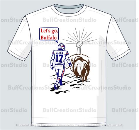 Buffalo Bills Svg File Lets Go Buffalo Personal Use Etsy