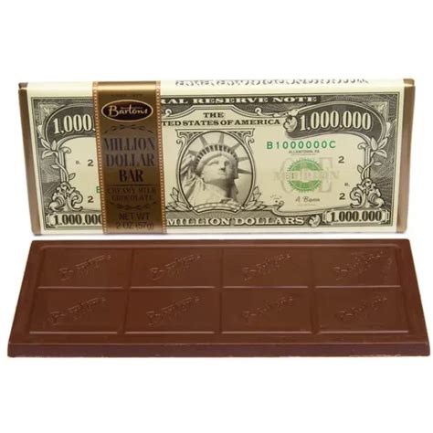 Candybartons Million Dollar Milk Chocolate Candy Bars 12 Piece Box