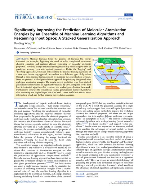 Pdf Significantly Improving Prediction Of Molecular Atomization Energies By Ensemble Of