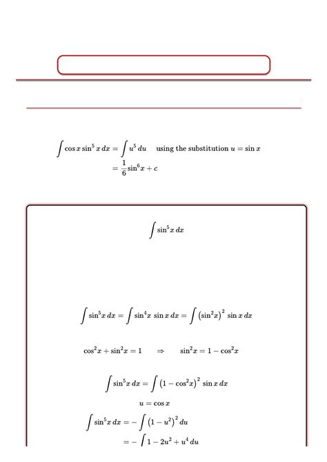 Pauls Online Notes Integrals 6 Integration Of Trig Functions Pauls Online Notes Home