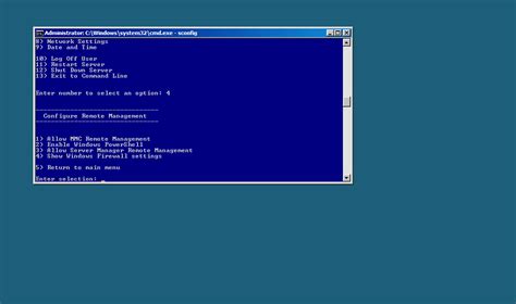 Sconfig Manage Windows Server 2008 R2 Core